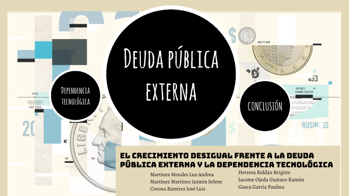 El crecimiento desigual frente a la deuda pública externa y la ...