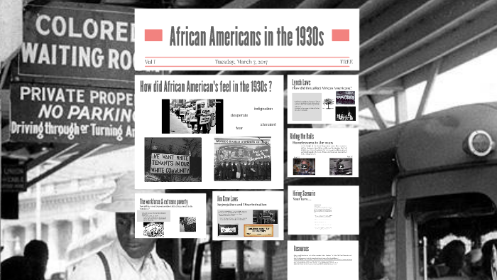 African Americans in the 1930s by Madison MacKeracher on Prezi