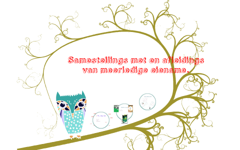 Samestellings met en afleidings van meerledige eiename. by on Prezi