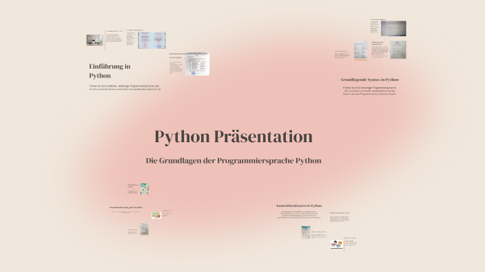 Python Präsentation by max zangl on Prezi