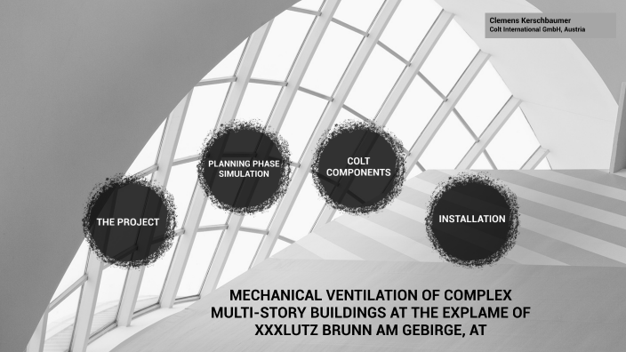 Mechanical ventilation of complex multi-story buildings at the example ...