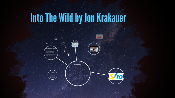 Into The Wild by Jon Krakauer by e a