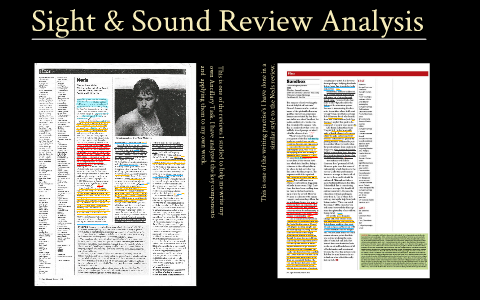 Sight & Sound Review Analysis And Writing Practice by Sam Ivermee on Prezi