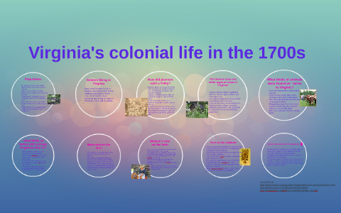 Virginia's colonial life in the 1700s by mya bacon on Prezi