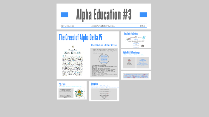 The Creed of Alpha Delta Pi by on Prezi