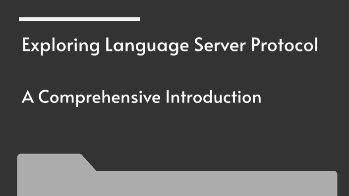 Exploring Language Server Protocol By Dominik Gerndt On Prezi 3854