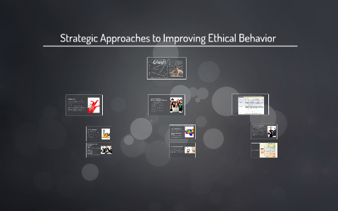 Strategic Approaches to Improving Ethical Behavior by Miguel Gabriel on ...