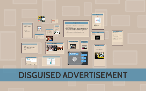Disguised Advertisement by Kimberly Goh on Prezi