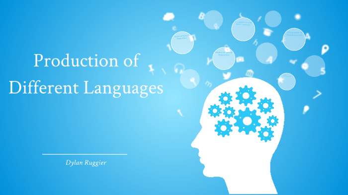 Production of different languages by Rory Slatter on Prezi