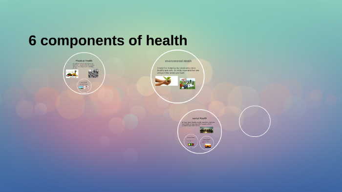 6 Components of Health by Enrique Ramirez on Prezi