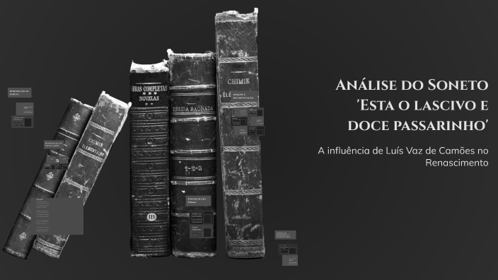 Análise do Soneto 'Esta o lascivo e doce passarinho' by sieg gordito on ...