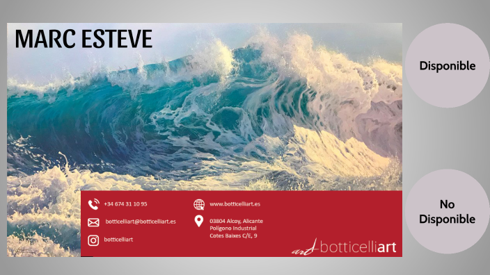 Marc Esteve 2022 by Botticelliart Bataller on Prezi