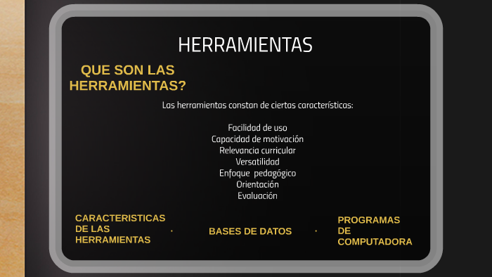 HERRAMIENTAS by Cinthia Islas Salvador on Prezi
