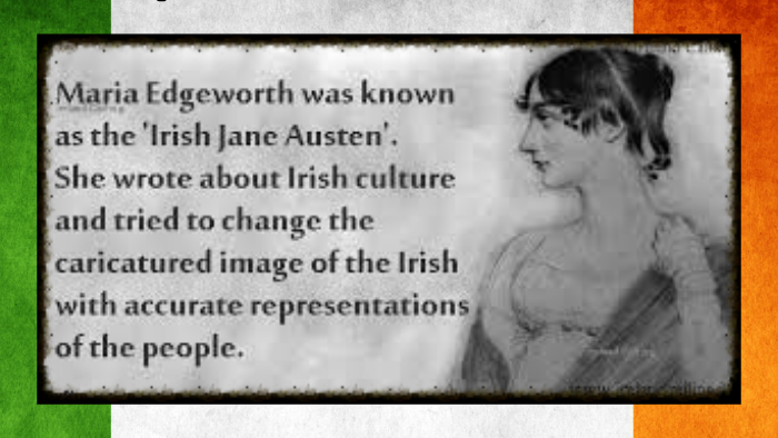 Maria Edgeworth: The Irish Jane Austen by Jacob Schmidt on Prezi