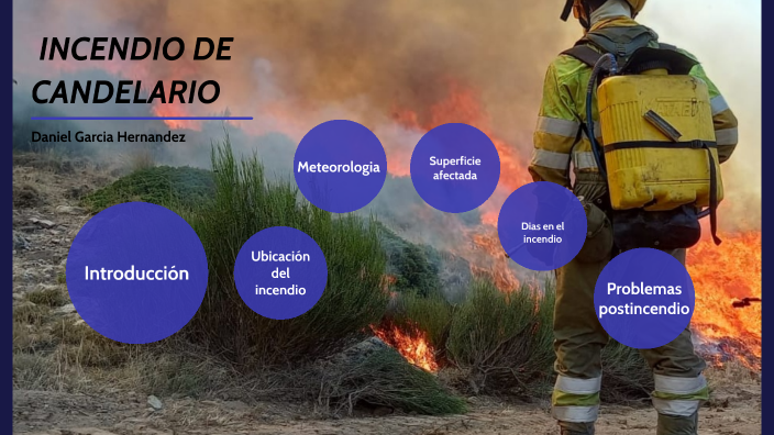 TRABAJO SOBRE EL INCENDIO DE CANDELARIO 2022 by Daniel Garcia on Prezi