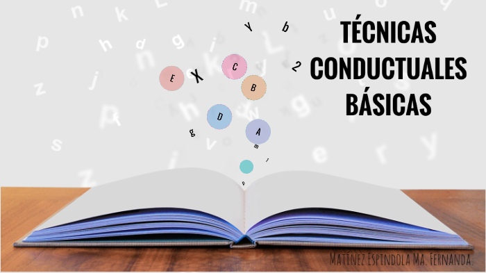TÉCNICAS CONDUCTUALES BÁSICAS by Fernanda Espindola on Prezi