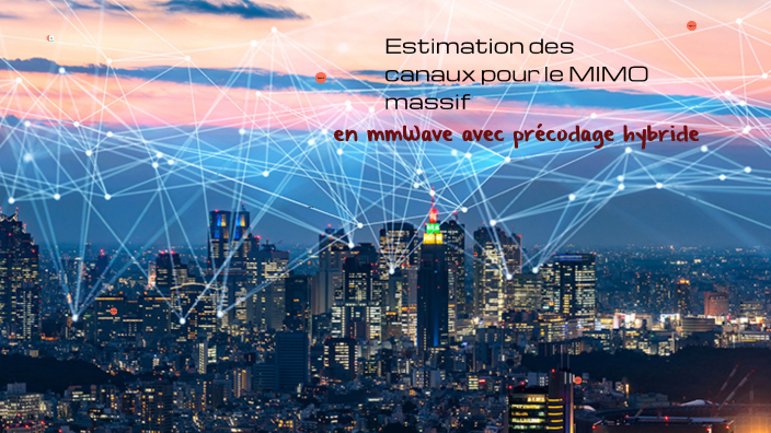 Estimation des canaux pour le MIMO massif en mmWave avec précodage ...