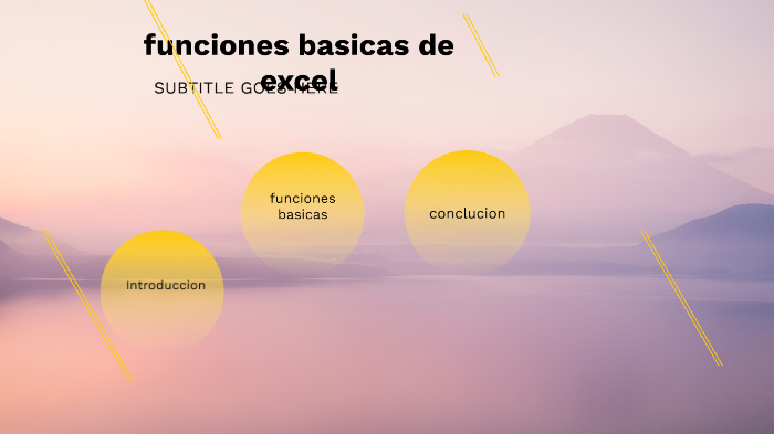 funciones básicas de EXCEL by melanie vega on Prezi