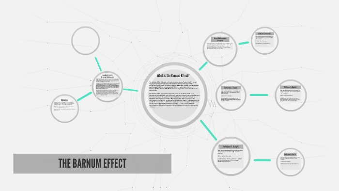 THE BARNUM EFFECT by vanessa cerro on Prezi