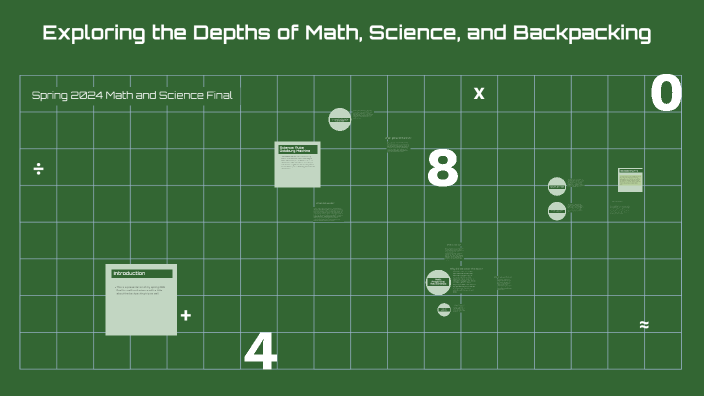 Exploring the Depths of Math, Science, and Backpacking by Oscar Anderson on Prezi