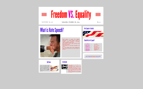 Freedom VS. Equality by Shanice Patterson on Prezi
