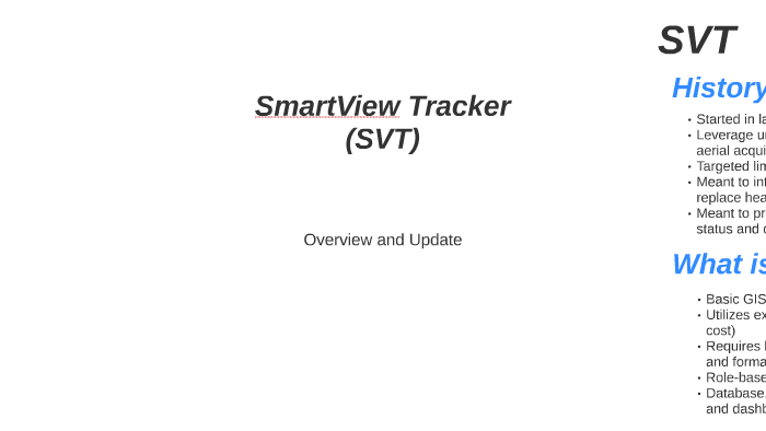 SmartView Tracker (SVT) by Daniel Michalec on Prezi
