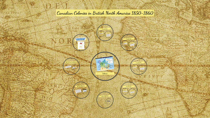 Canadian Colonies in British North Amarica 1850-1860 by Emily Morton on ...