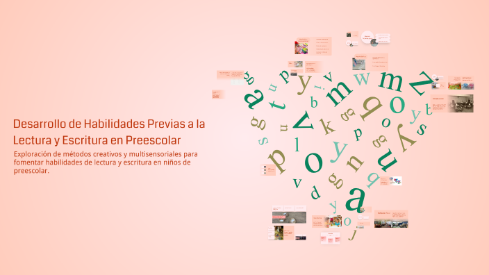 Desarrollo de Habilidades Previas a la Lectura y Escritura en ...