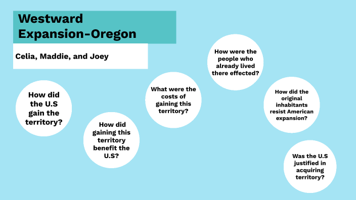 Westward Expansion-Oregon by Celia Sheehan on Prezi