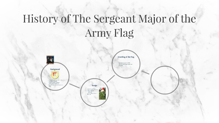 History of The Sergeant Major of the Army Flag by Corey Thompson on Prezi