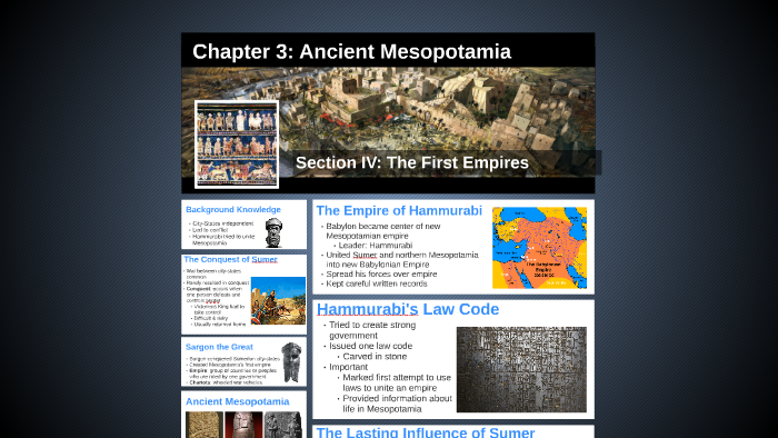 Chapter 3: Ancient Mesopotamia by Sabrina Hayes on Prezi