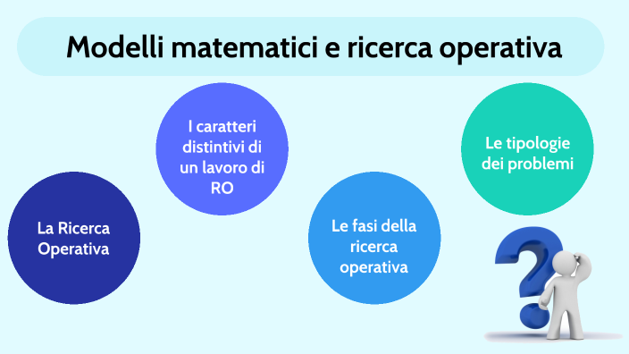Modelli matematici e ricerca operativa by Daniel Gallo on Prezi