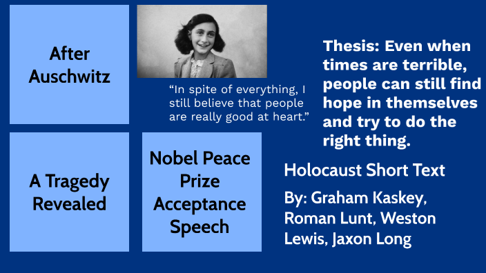 Anne Frank Digital Presentation by Graham Kaskey on Prezi