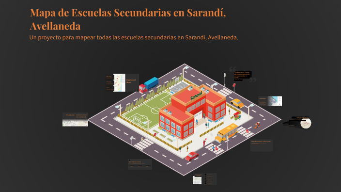 Mapa de Escuelas Secundarias en Sarandí, Avellaneda by Ludmila Quintero ...
