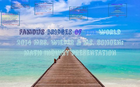 Famous Bridges of the World by Maya Halma on Prezi