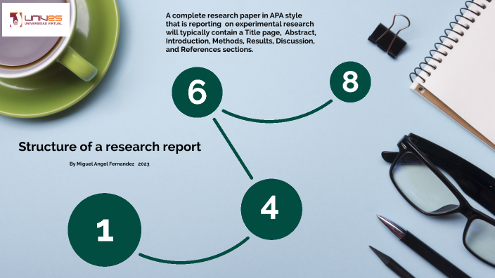 Structure of a research report by Miguel Angel Escultor on Prezi