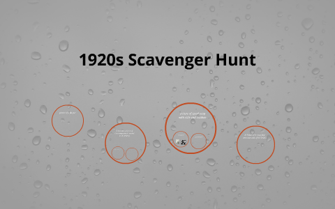 1920s Scavenger Hunt by nicholas gomez