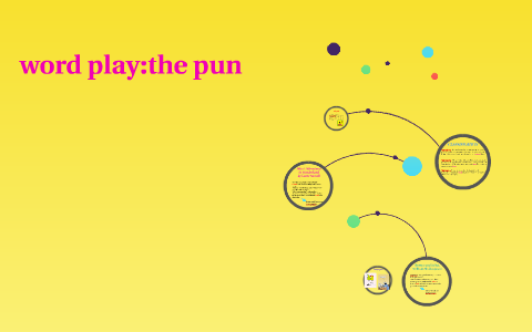 The pun, also called paronomasia, is a form of word play tha by ...