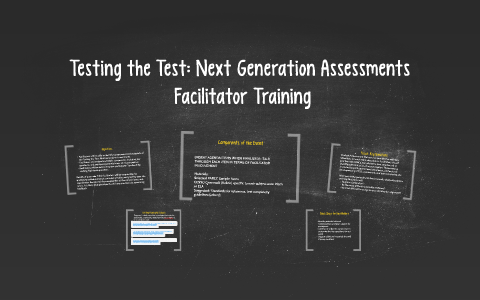 Testing the Test: Next Generation Assessments by Susan Volbrecht on Prezi