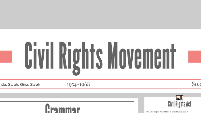 Civil Rights Movement by Randa Jones on Prezi