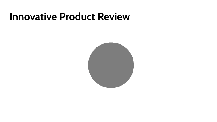 Innovative Product Review by Ethan Chaney on Prezi