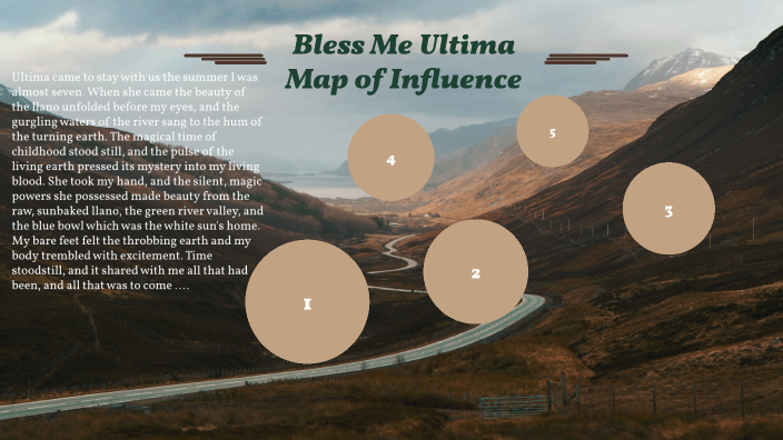 Bless Me Ultima Map of Influence by Tommy Peterson on Prezi