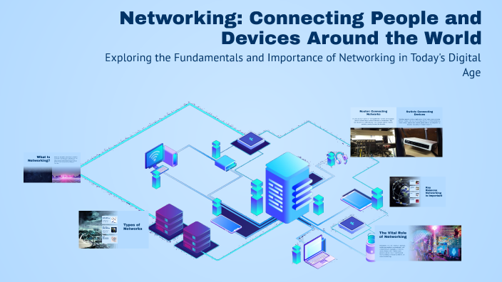 Networking: Connecting People and Devices Around the World by on Prezi