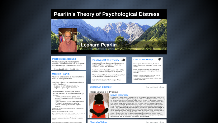 Leonard Pearlin's Theory of Psychological Distress by r. t. on Prezi