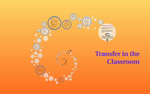 Transfer in the Classroom by Justine Valdez