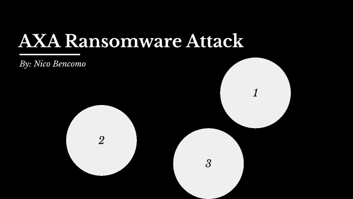 AXA Ransomware attack by Nicolas Bencomo on Prezi