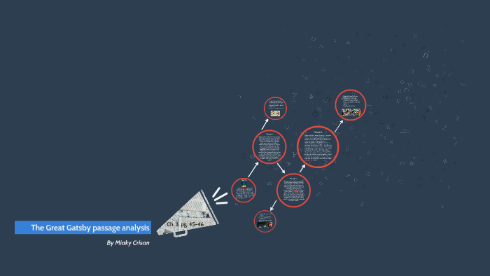 The Great Gatsby passage analysis by Miaky Crisan on Prezi