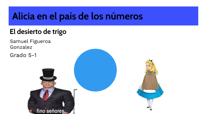 alicia el pais de los numeros by Samuel Figueroa González on Prezi