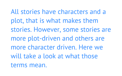 Plot vs. Character Driven Stories by Amanda Fischer on Prezi