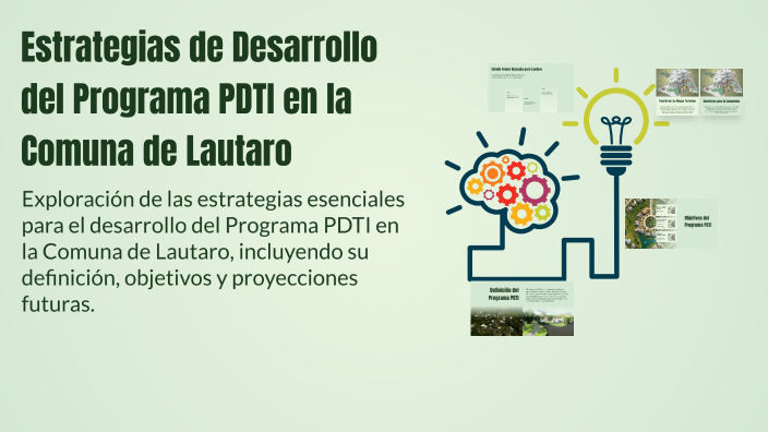 Estrategias de Desarrollo del Programa PDTI en la Comuna de Lautaro by ...